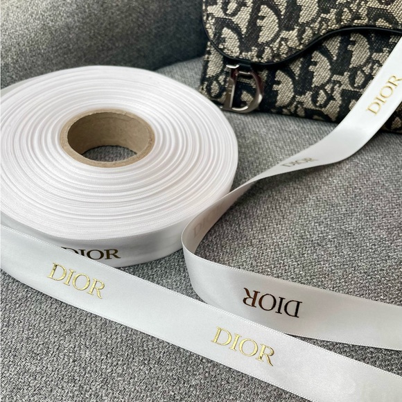 Dior | Accessories | White Satin Dior Ribbon By The Yard 58 | Poshmark